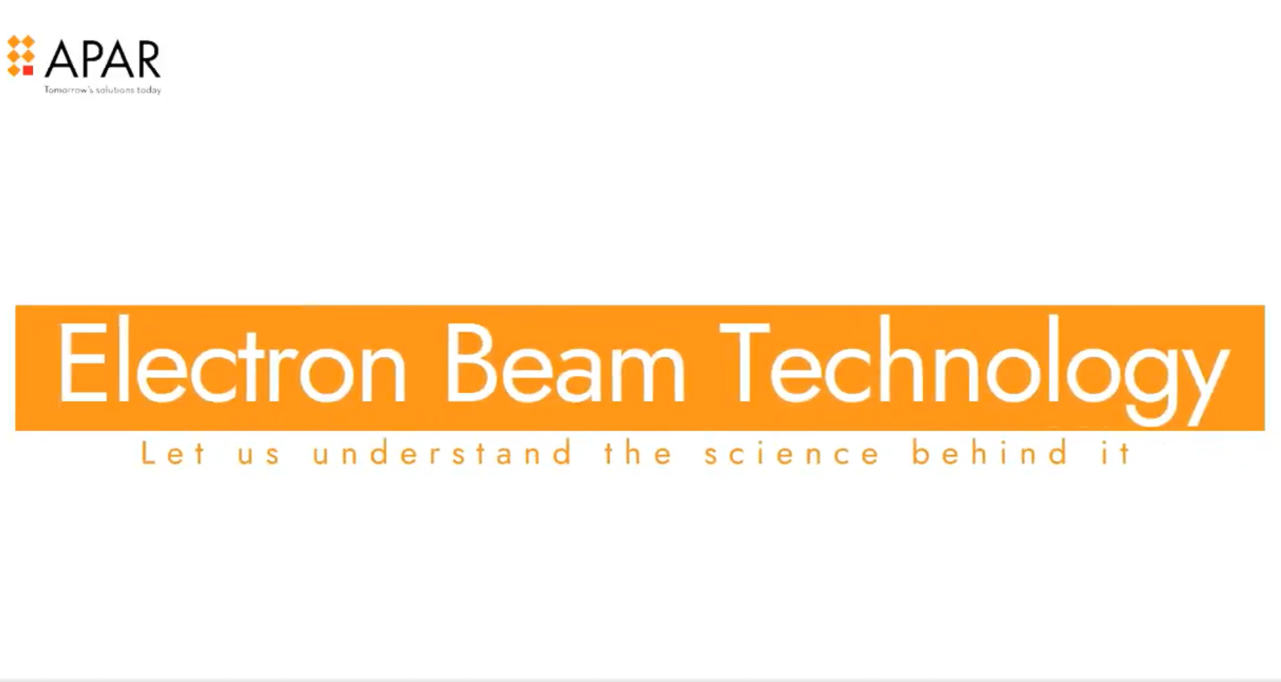 APAR release videos about e-beam - INTERNATIONAL IRRADIATION ASSOCIATION