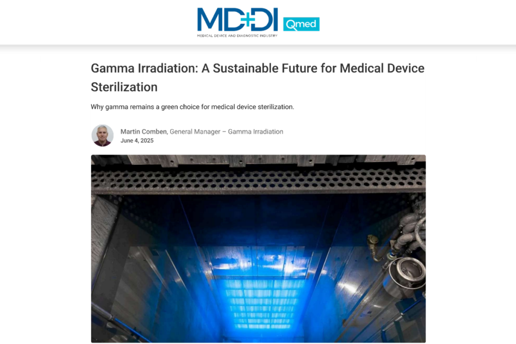 Gamma Irradiation: A Sustainable Future for Medical Device ...